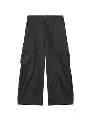 Izzue Logo-patch Cargo Pants - Black