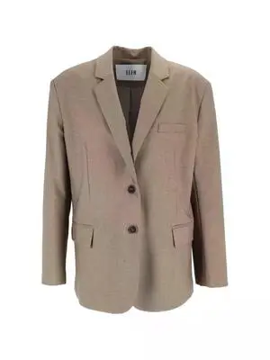 ELEH Notched-lapels Blazer - Brown