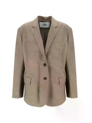 ELEH Notched-lapels Blazer - Brown