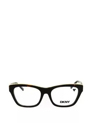 Dkny Tortoiseshell-effect Cat-eye Frame Glasses - Brown