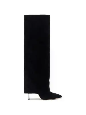 Casadei Blade Berlino Suede Boots - Black