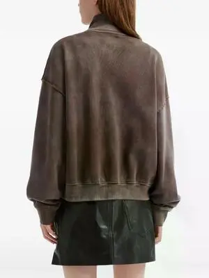 Izzue Embroidered Zip-up Hoodie