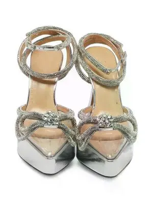 Mach & Mach Double Bow Platform Pumps