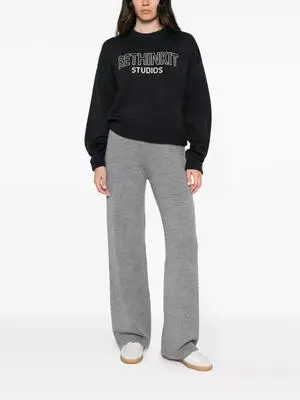 RETHINKIT STUDIOS Logo-intarsia Sweater