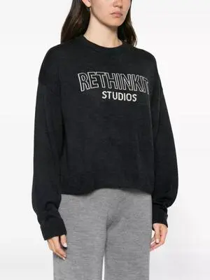 RETHINKIT STUDIOS Logo-intarsia Sweater
