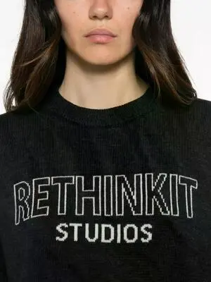 RETHINKIT STUDIOS Logo-intarsia Sweater