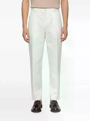Canali Pleated Straight-leg Trousers