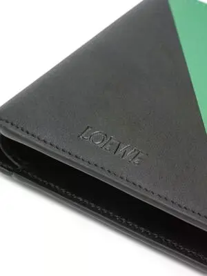 Loewe Flag Bifold Coin Wallet In Classic Calfskin