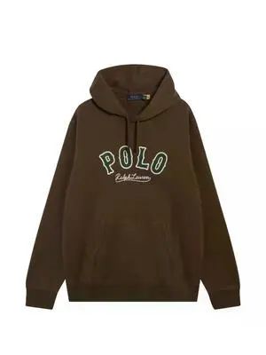 Polo Ralph Lauren The Rl Fleece Western-logo Hoodie - Brown