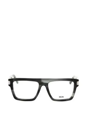 Mcm Rectangle-frame Glasses - Grey