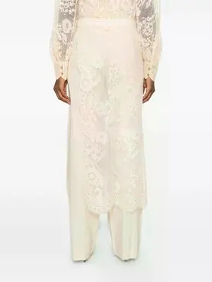 Zimmermann Valiant Lace-panelled Tailored Trousers