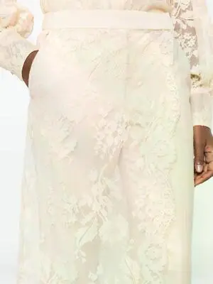 Zimmermann Valiant Lace-panelled Tailored Trousers