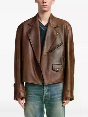MAISON MARGIELA Biker Leather Jacket