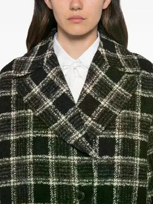 Herno Check-pattern Double-breasted Jacket