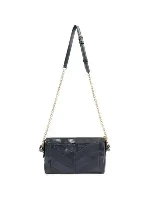 Valentino Garavani Panthea Small Shoulder Bag In Nappa Leather With A Chevron Pattern