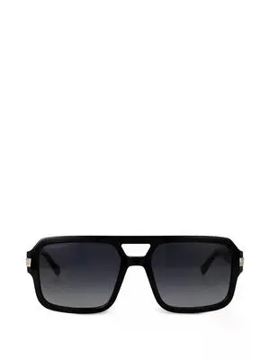 Dsquared2 Square-frame Double-bridge Sunglasses - Black