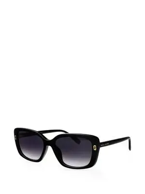 Marc Jacobs Logo-plaque Rectangle-frame Sunglasses