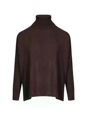GOTHA Roll-neck Drop-shoulder Sweater