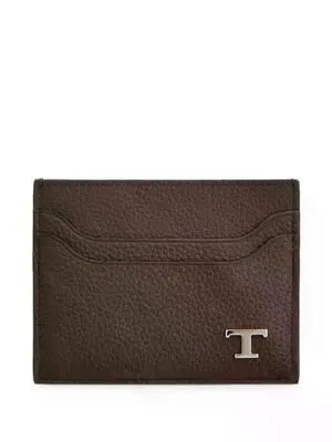 TOD'S Card Holder In Leather - Brown