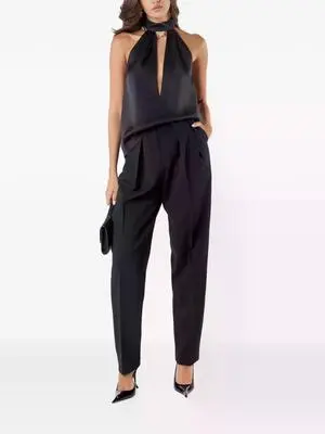 IL VOLO Silk Halter Top