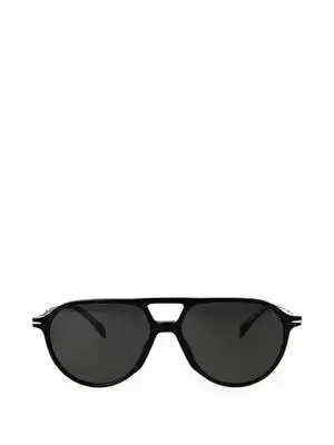DB EYEWEAR BY DAVID BECKHAM Pilot-frame Sunglasses - Black