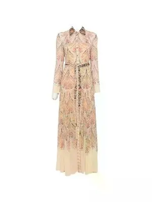 Zimmermann Valiant Pussy-bow Paisley-print Maxi Dress