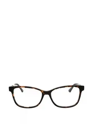 Guess Tortoiseshell-effect Square-frame Glasses - Brown