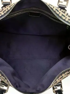 Fendi 20th Century Zucchino Canvas Shoulder Bag
