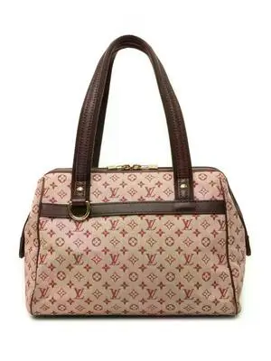 LOUIS VUITTON 2001 Monogram Mini Lin Josephine Pm Handbag