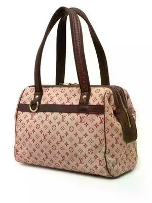 LOUIS VUITTON 2001 Monogram Mini Lin Josephine Pm Handbag