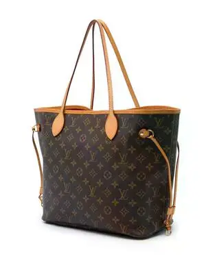 LOUIS VUITTON 2017 Monogram Neverfull Mm Tote Bag - Brown