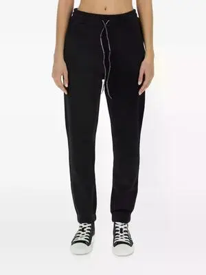 VIVIENNE WESTWOOD Spray Orb-print Cotton Track Pants - Black