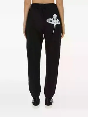 VIVIENNE WESTWOOD Spray Orb-print Cotton Track Pants