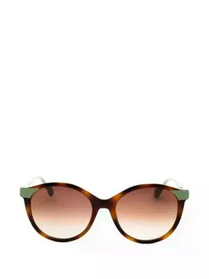 MAX&CO. Round-frame Tortoiseshell-effect Sunglasses - Brown