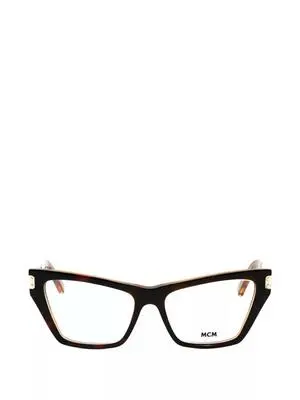 Mcm Cat-eye Frame Glasses - Brown