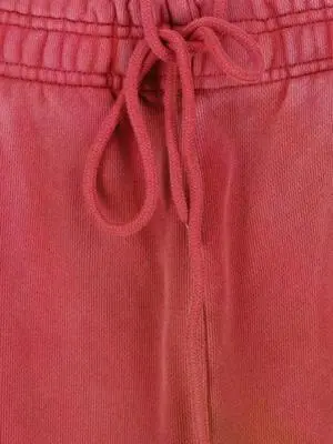 ENTIRE STUDIOS Washed-effect Drawstring Track Pants - Red