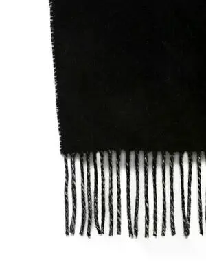 Jacquemus Logo-intarsia Fringed Scarf