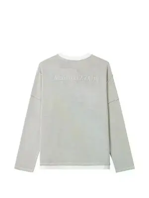 Izzue Layered-effect Sweatshirt - Grey