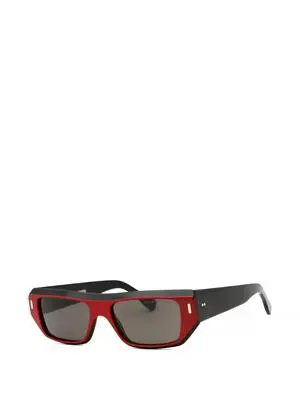 CUTLER & GROSS Rectangle-frame Sunglasses - Black
