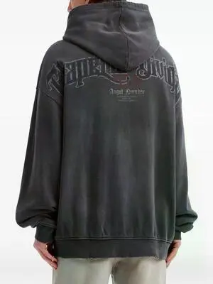 FIVE CM Graphic-print Distressed Hoodie