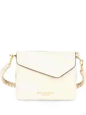 ERMANNO FIRENZE Braided-strap Shoulder Bag - Neutrals
