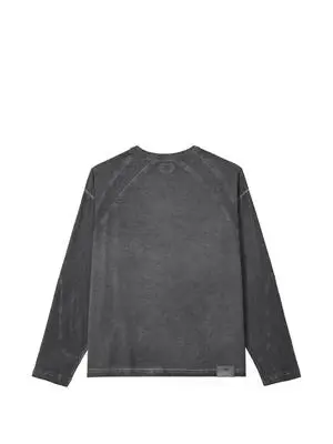 Izzue Acid-wash Panelled Sweatshirt