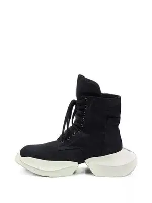 Rick Owens Stivali Platform High-top Sneakers - Black