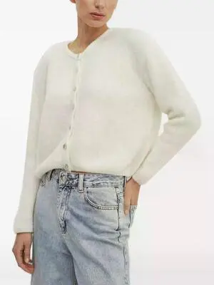 American Vintage Brushed-knit Cardigan - Neutrals