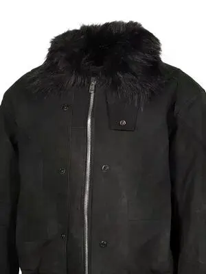 UNDER THE SIGN Faux-fur Patchwork Bomber Jacket