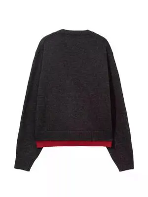 TONYWACK V-neck Layered Cardigan