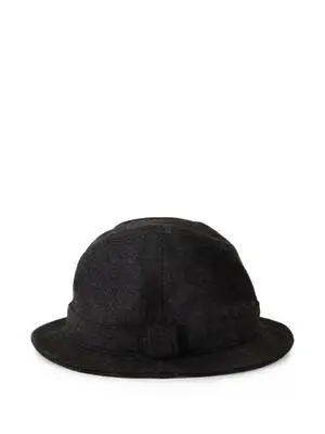 Dolce & Gabbana Logo-plaque Fedora Hat - Grey