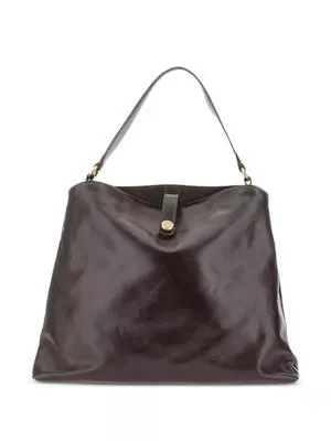 GIANNI CHIARINI Large Fiona Leather Tote Bag - Brown
