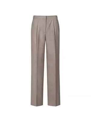 Antonelli Firenze Silvio Belted Pleated Trousers - Grey