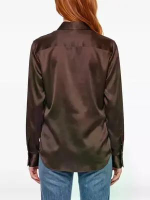 Antonelli Firenze Satin-finish Long-sleeve Shirt